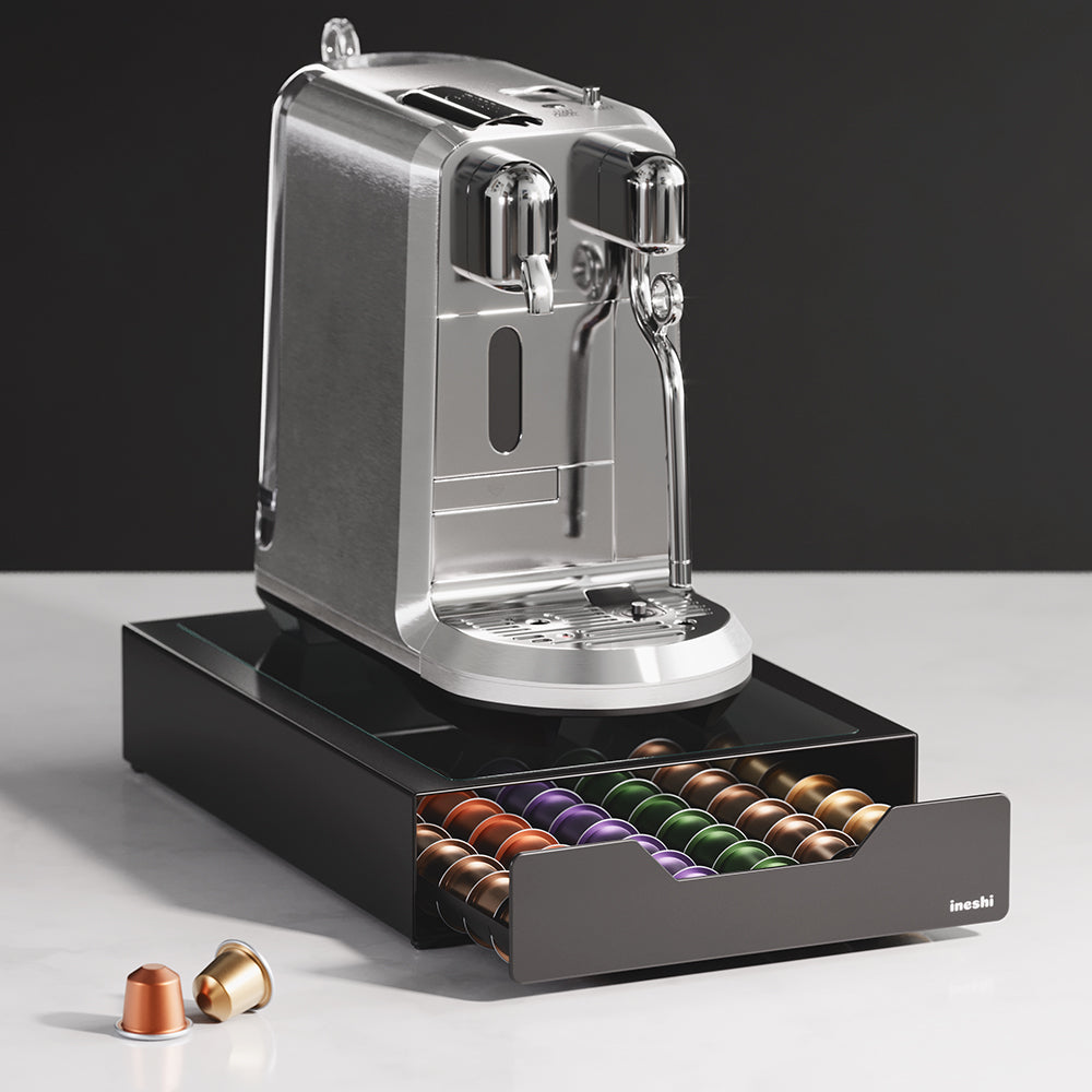 Luxury Coffee Pod Storage Drawer – Modern & Space-Saving Design - Ineshi