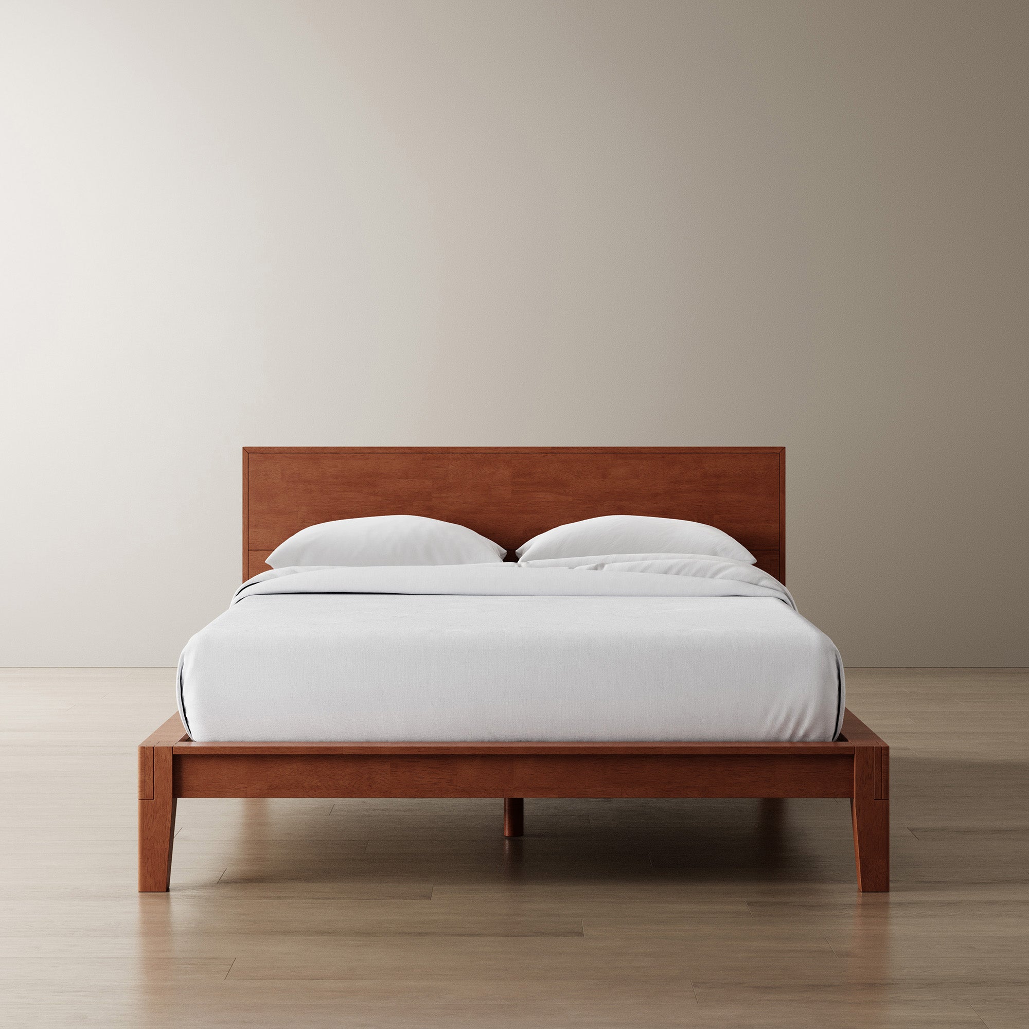 The Connect Bed Frame in Walnut - Sustainably Made & Timeless Design