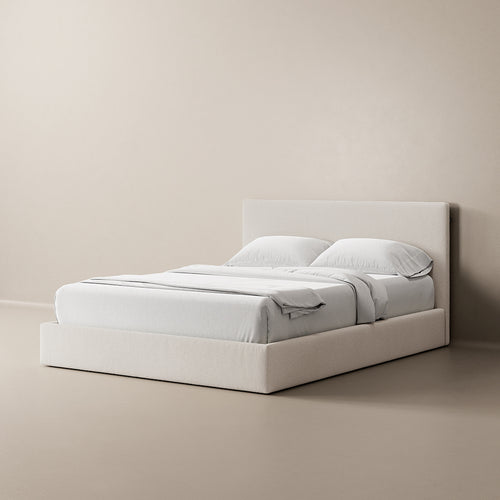 Marshmallow Bed Frame Slim - Buttercream