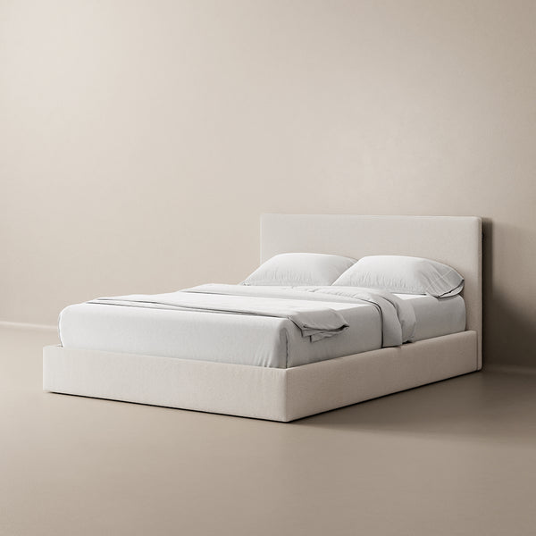 Marshmallow Bed Frame Slim - Buttercream