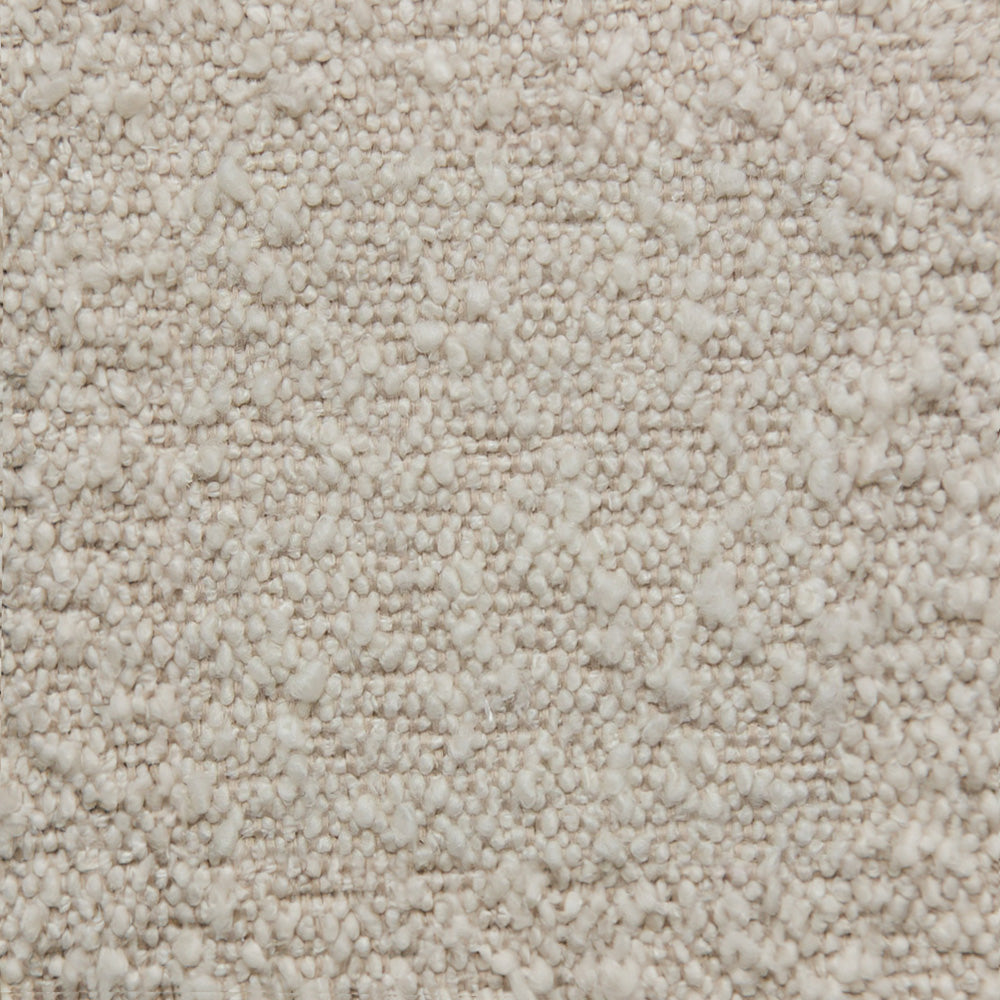 Chunky Boucle Fabric Swatch - Milky White