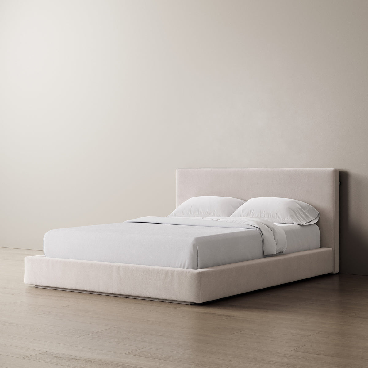 Floating Marshmallow Bed Frame Original in Buttercream - Ineshi