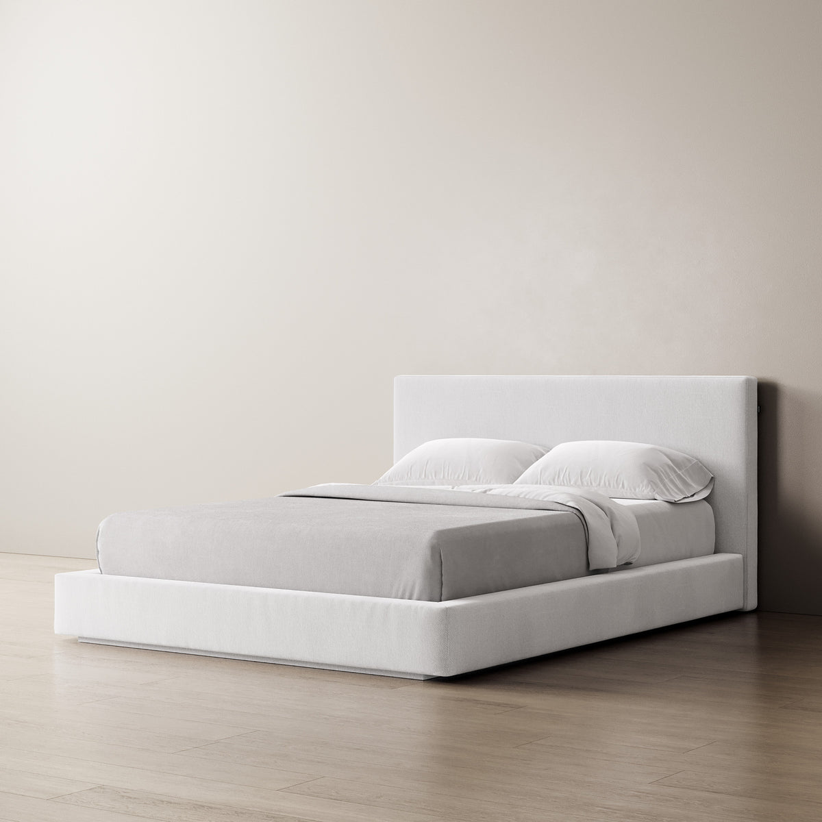 The Floating Marshmallow Bed Frame Original in Dreamy White by Ineshi