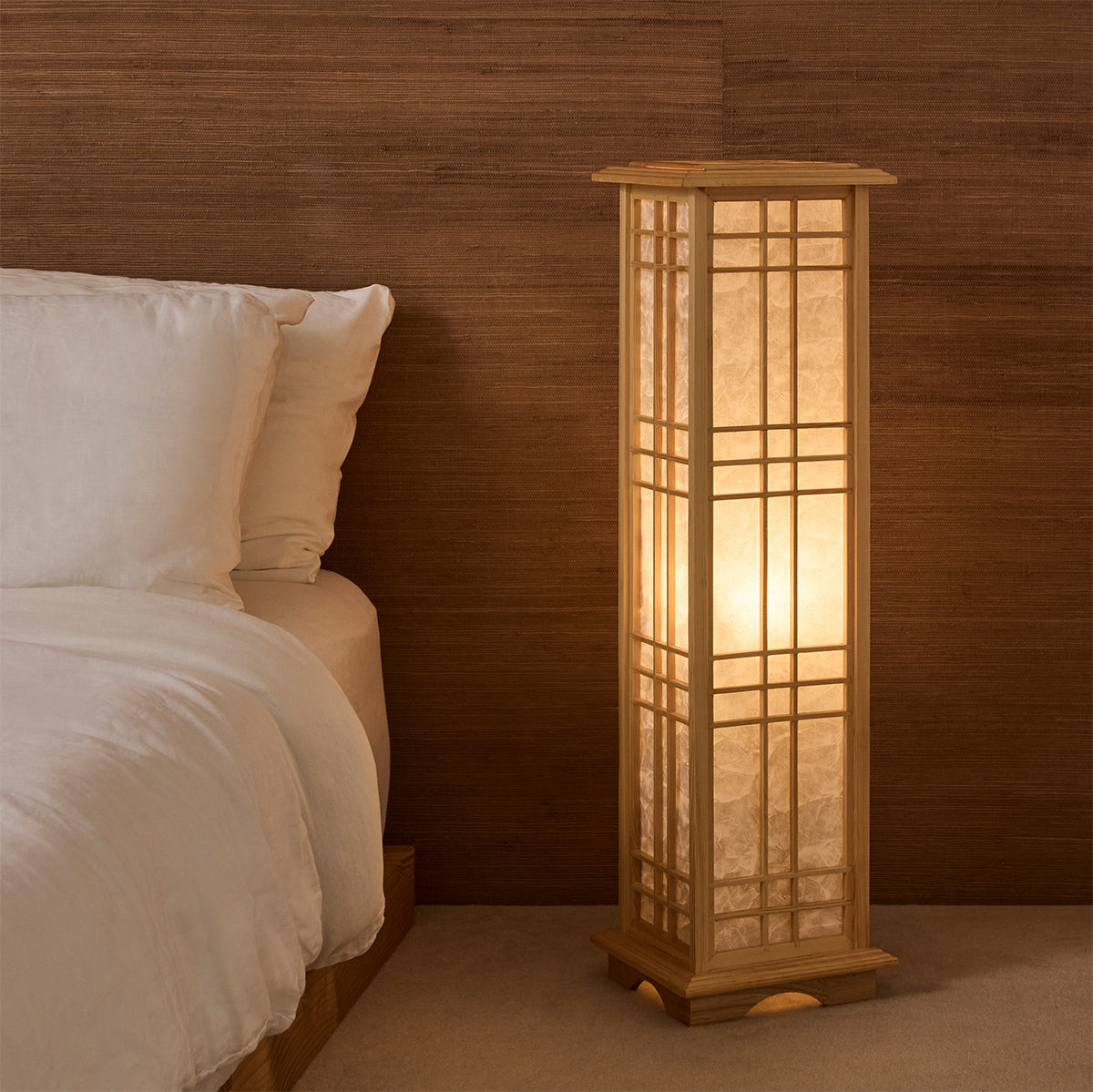 Modern Japanese Rice Paper Floor Lamp - Ineshi