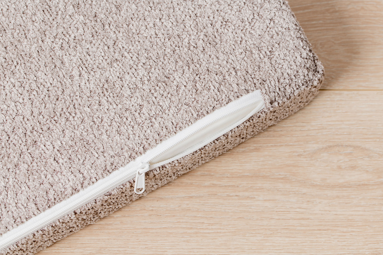 Marshmallow Dog Bed in Teddy, Stone. Your Dogs Dream Bed Has Arrived