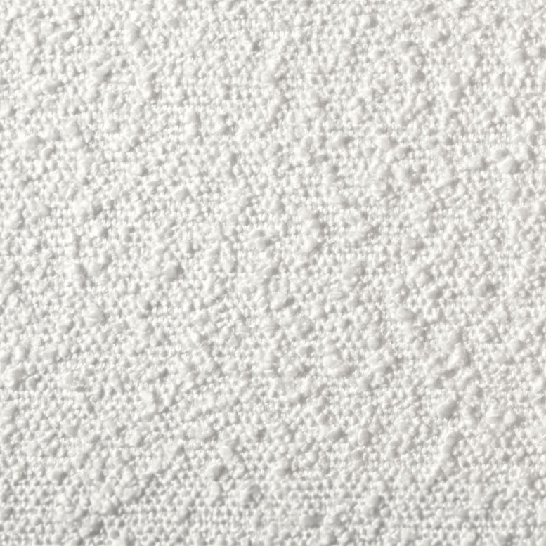 Chunky Boucle Fabric Swatch - Milky White