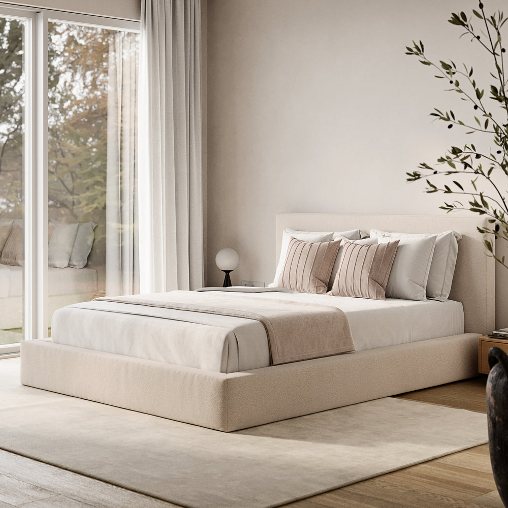 The Cloud Bed Reimagined - Marshmallow Bed Frame Original in Buttercream