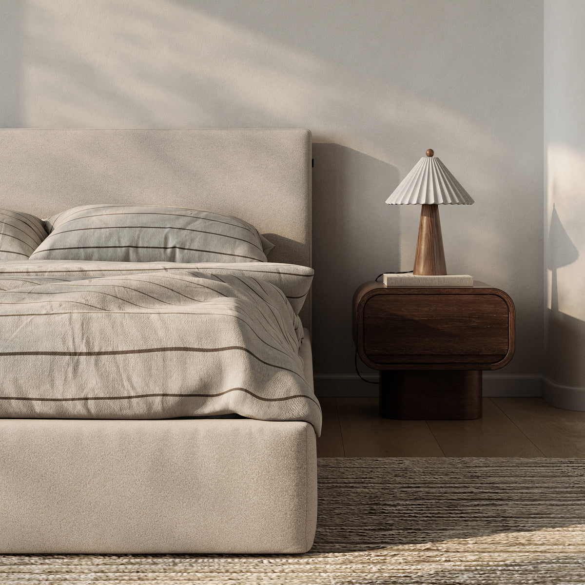 The Cloud Bed Reimagined - Marshmallow Bed Frame Original in Buttercream