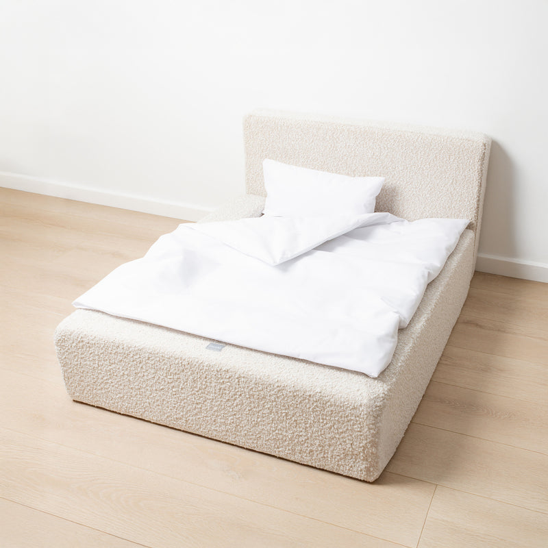 Marshmallow Dog Bed - Large in Boucle, Cream - Ineshi