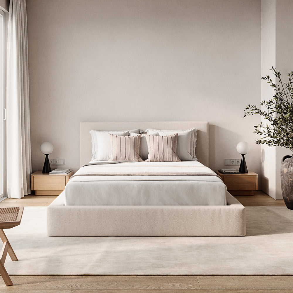 Marshmallow Bed Frame Original - Buttercream
