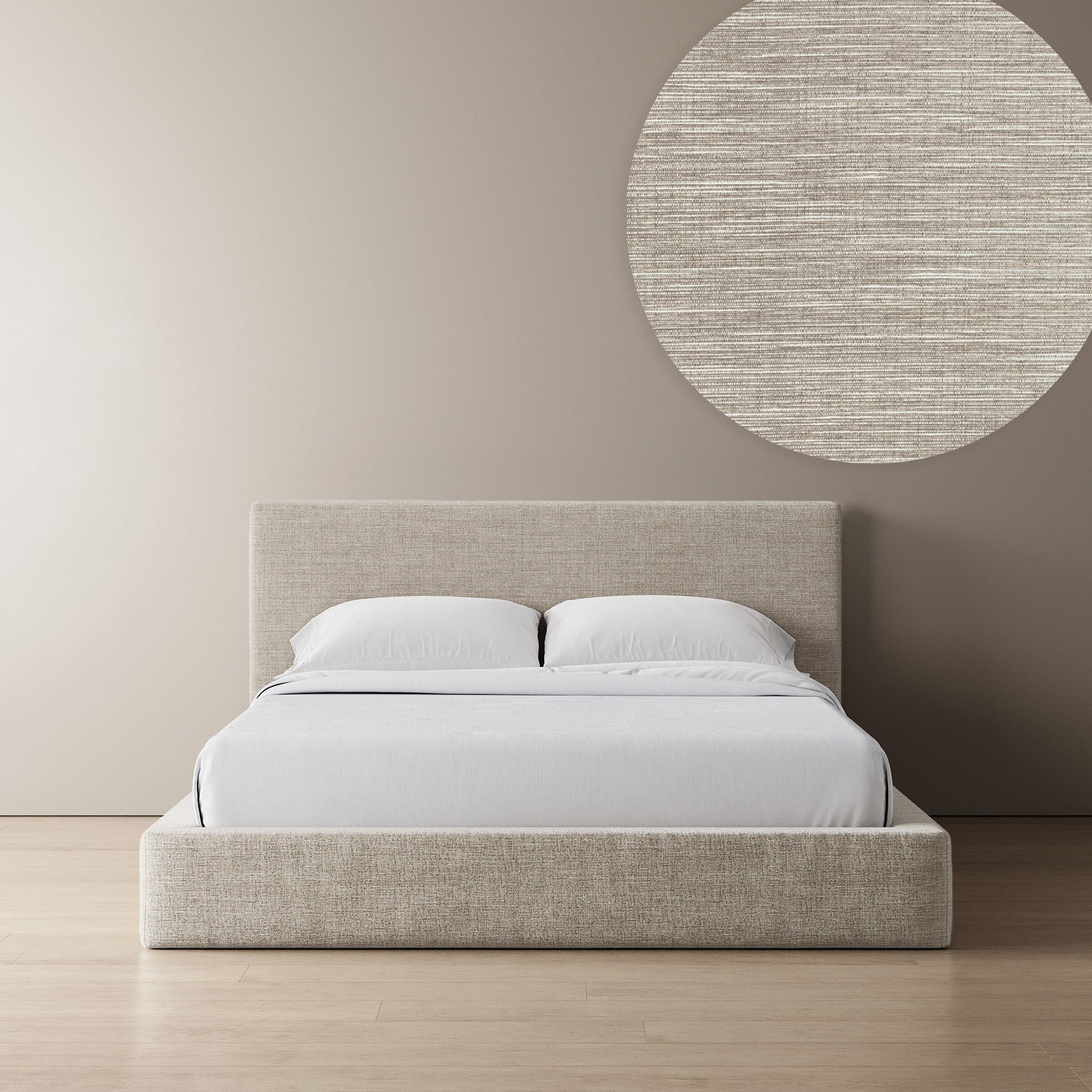 Marshmallow Original Bed Cover in Chenille in Mushroom