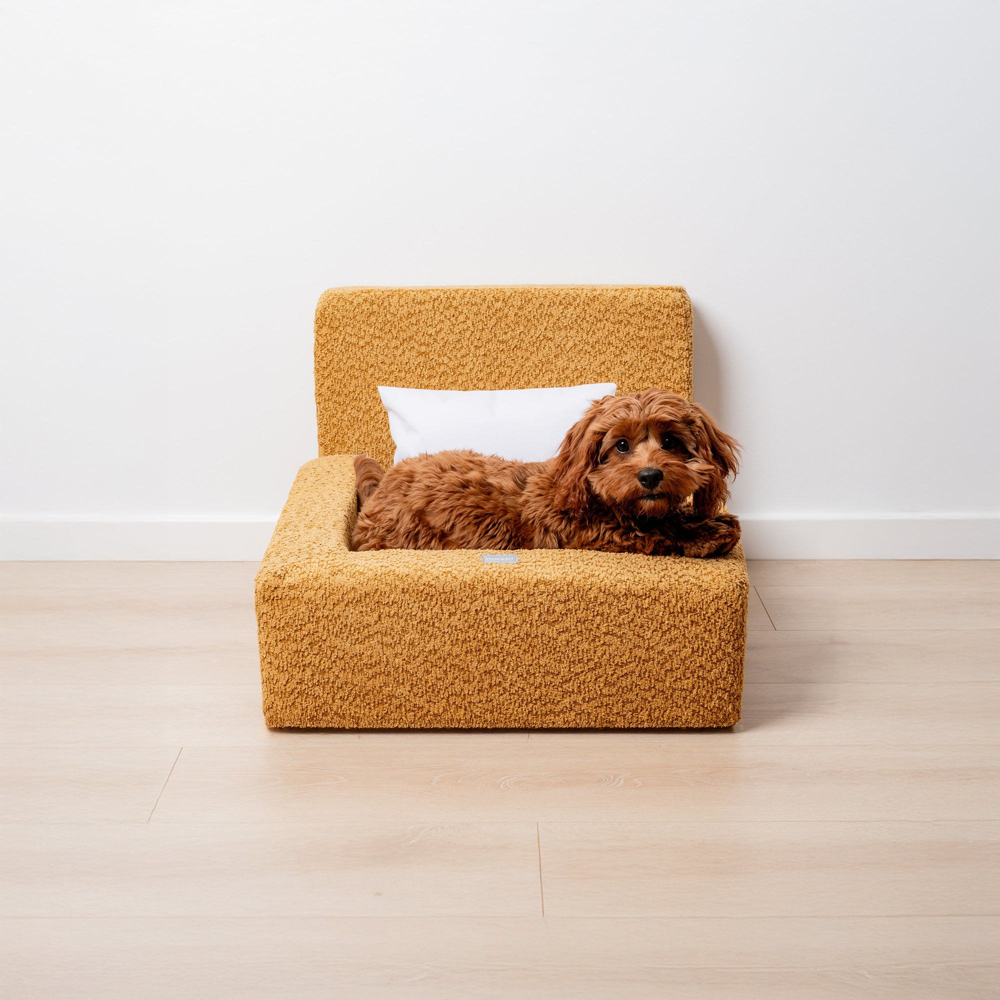 Marshmallow Dog Bed in Sunflower Teddy. Your Dogs Dream Bed Has Arrived
