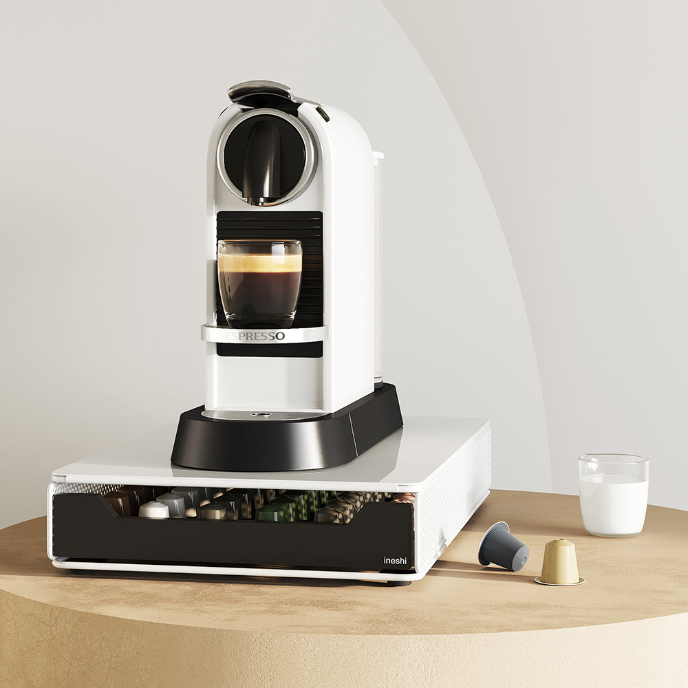 PodStash® for Original - Stainless Steel Black/White